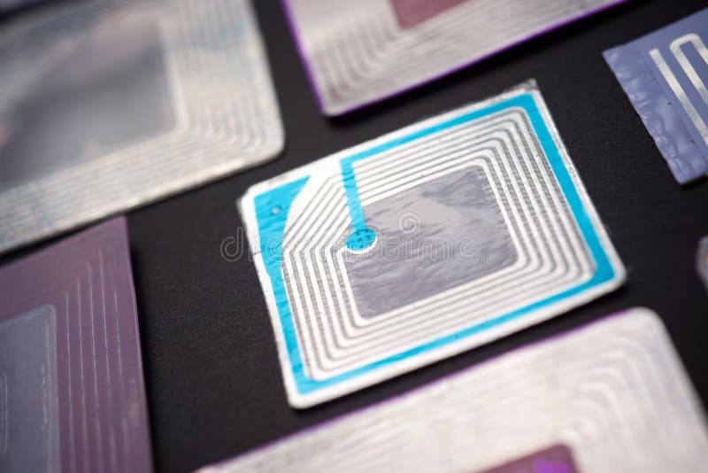 Rfid tags view stock image. Image of implantable, closeup - 268944155