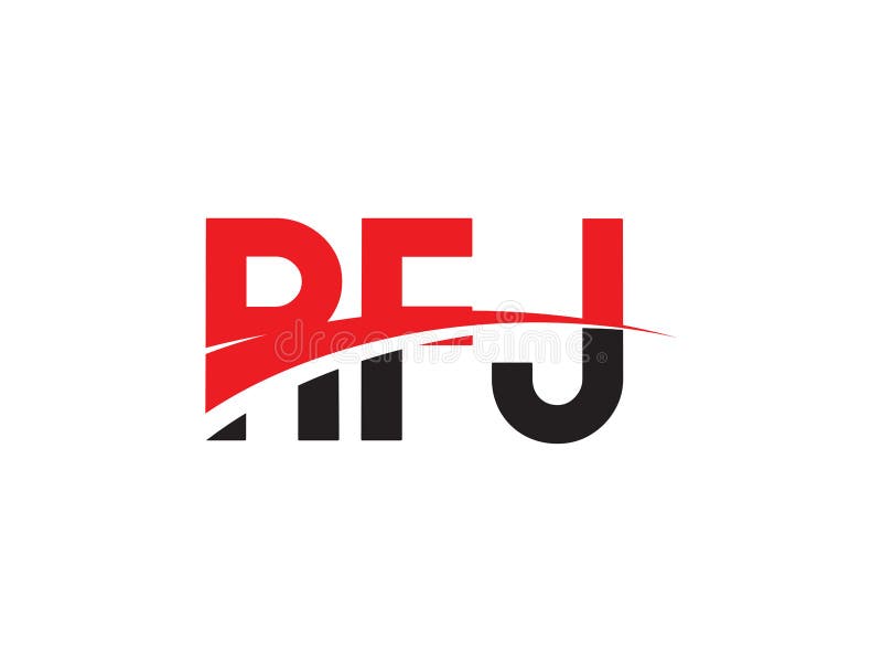 RFJ Letter Initial Logo Design Vector Illustration Stock Vector ...