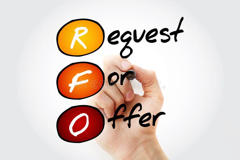 RFO - Request for Offer Acronym, Business Concept Stock Illustration ...