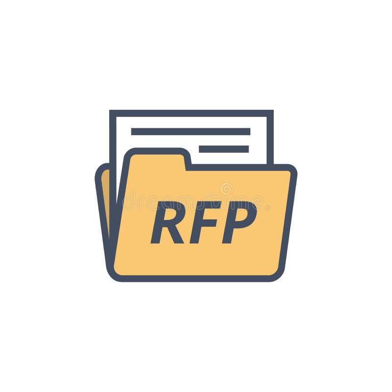 RFP Icon - Request for Proposal Concept or Idea Stock Vector ...
