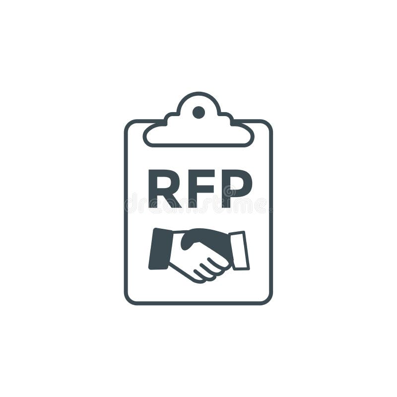 RFP Icon - Request for Proposal Concept or Idea Stock Vector ...