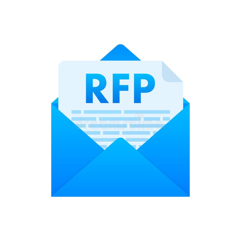 RFP Request for Proposal Document. Vector Stock Illustration. Stock ...