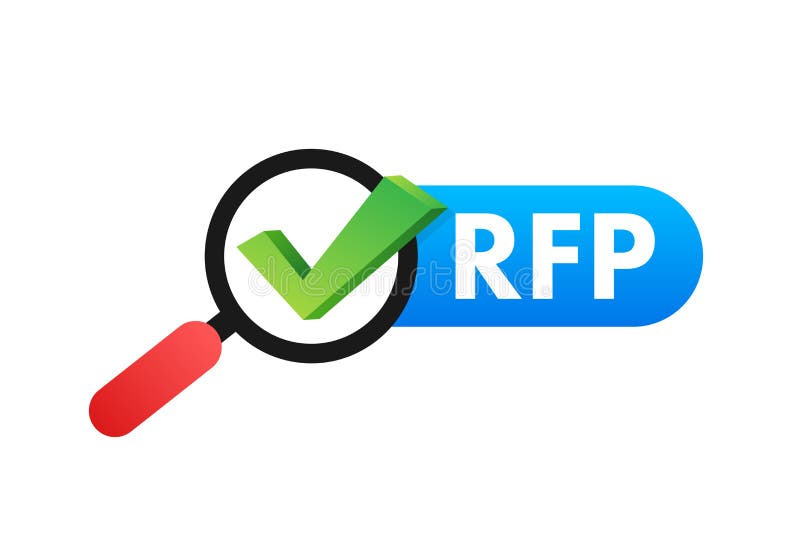 RFP Request for Proposal Icon. Vector Stock Illustration. Stock Vector ...