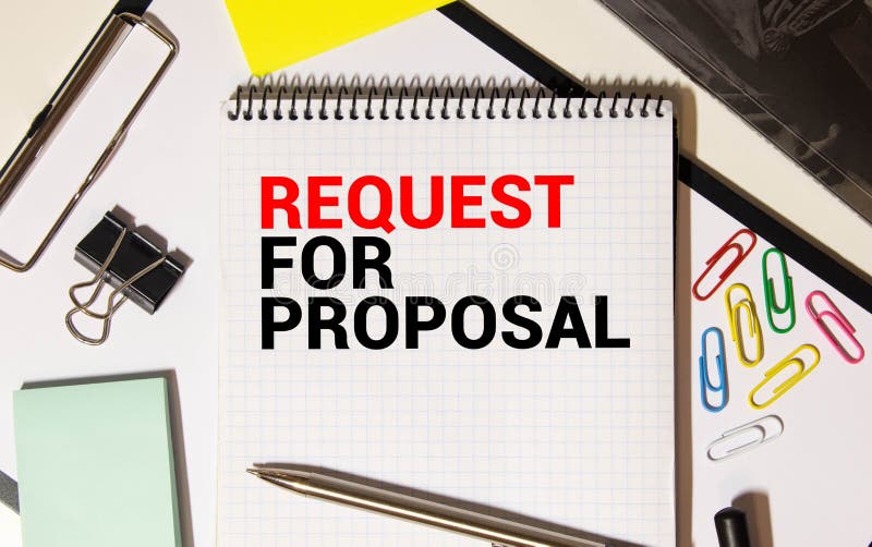RFP- Request for Proposal Written in Notebook Stock Image - Image of ...
