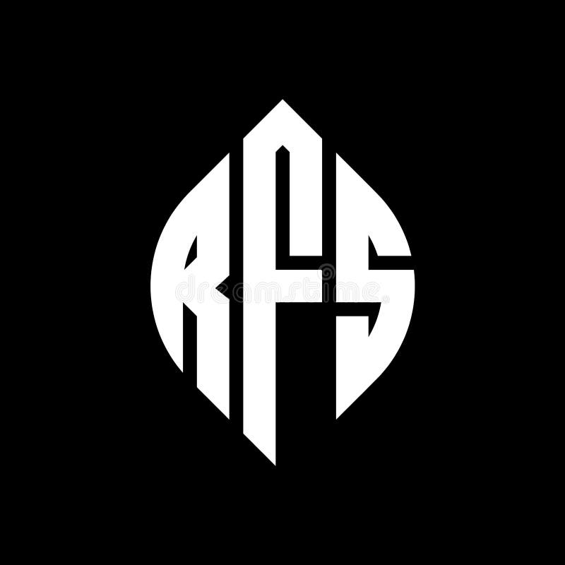 RFS Circle Letter Logo Design with Circle and Ellipse Shape. RFS ...