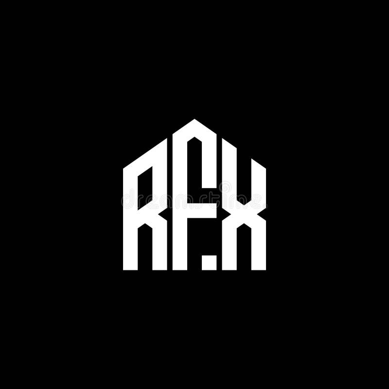 RFX Letter Logo Design on BLACK Background. RFX Creative Initials ...