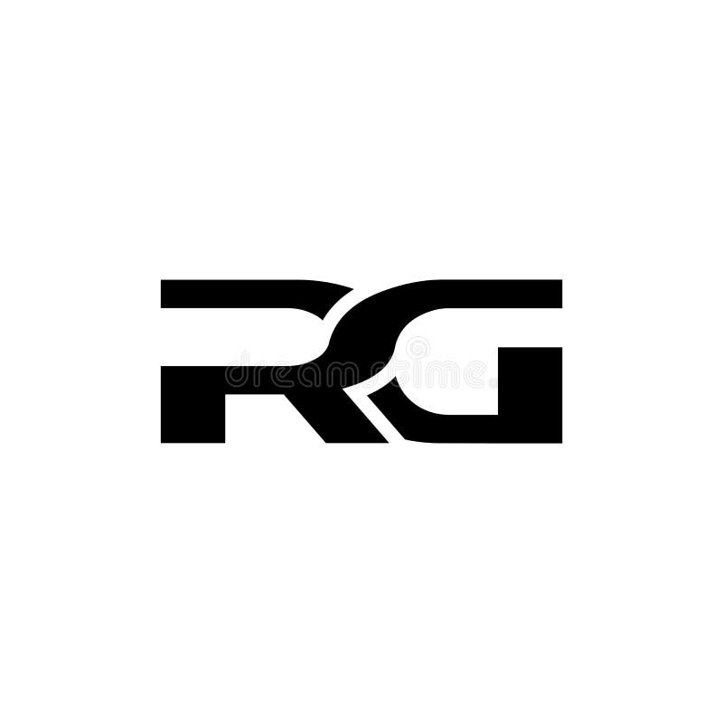 RG icon logo design vector stock vector. Illustration of concept ...