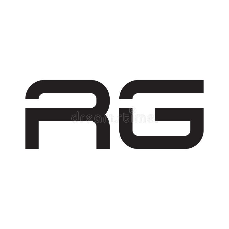 Rg Initial Letter Vector Logo Icon Stock Vector - Illustration of ...