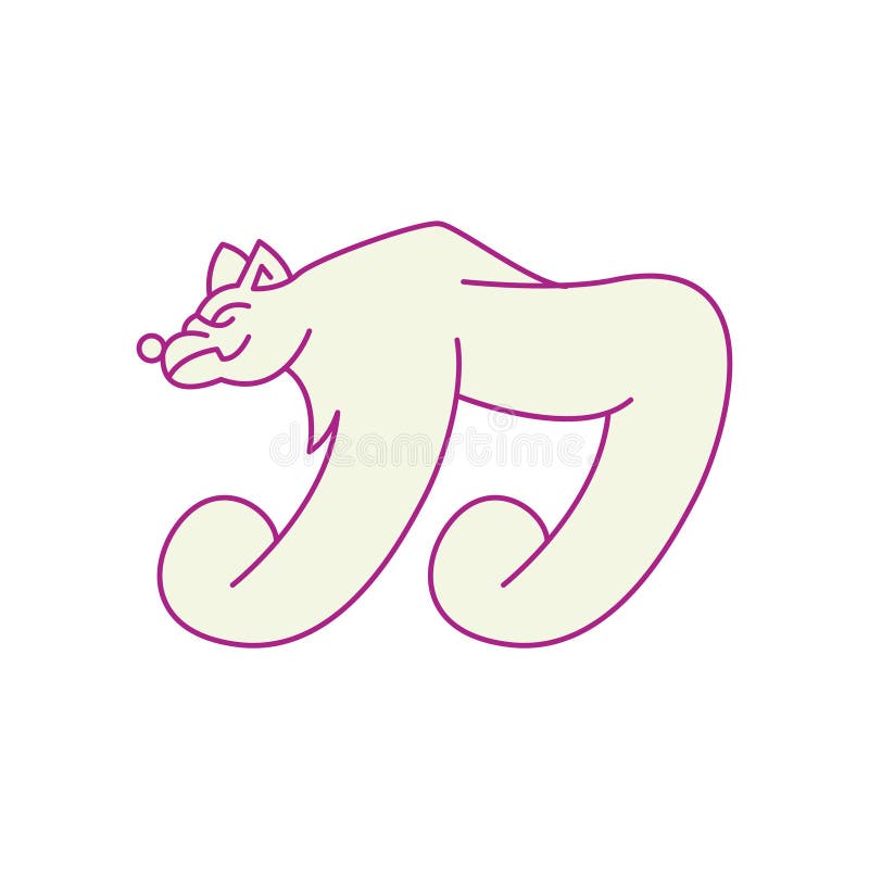 Bear with Musical Notes Logo Best Design Template, Simple Modern. Stock ...