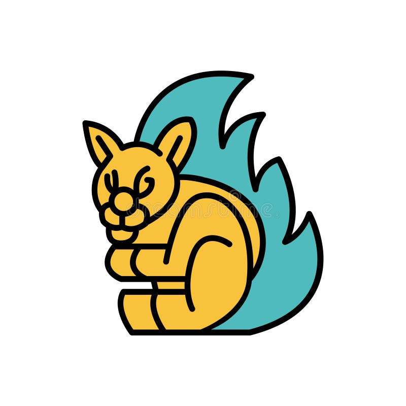 Squirrel Mascot Logo Design Character. Stock Vector - Illustration of ...