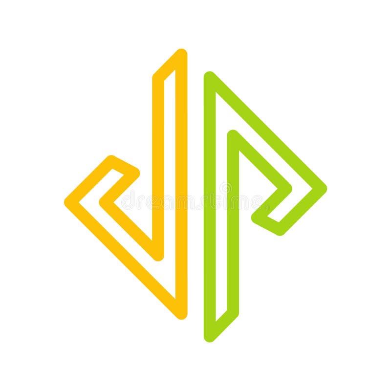 Jp Letter Creative Fonts Monogram Icon Symbol. Universal Elegant Luxury ...