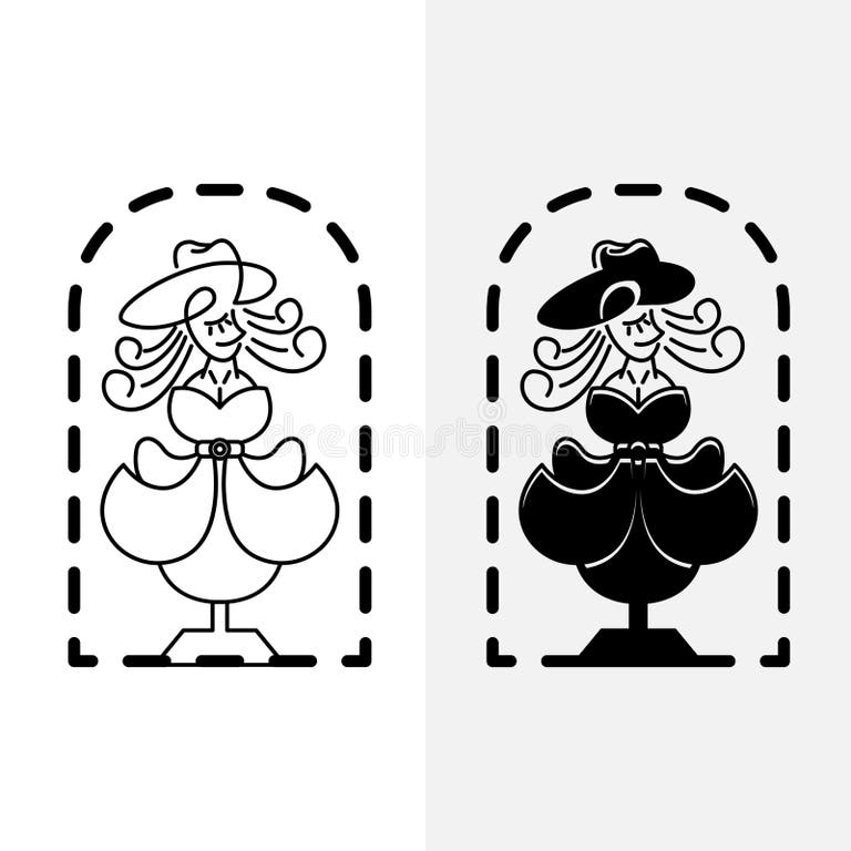 Fashion Mannequin Logo Design Template Sign. Monogram Style and ...