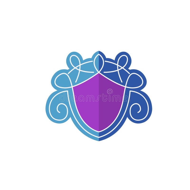 Pretty Feminist Shield Logo Design Template Sign, Logo with Solid Color ...