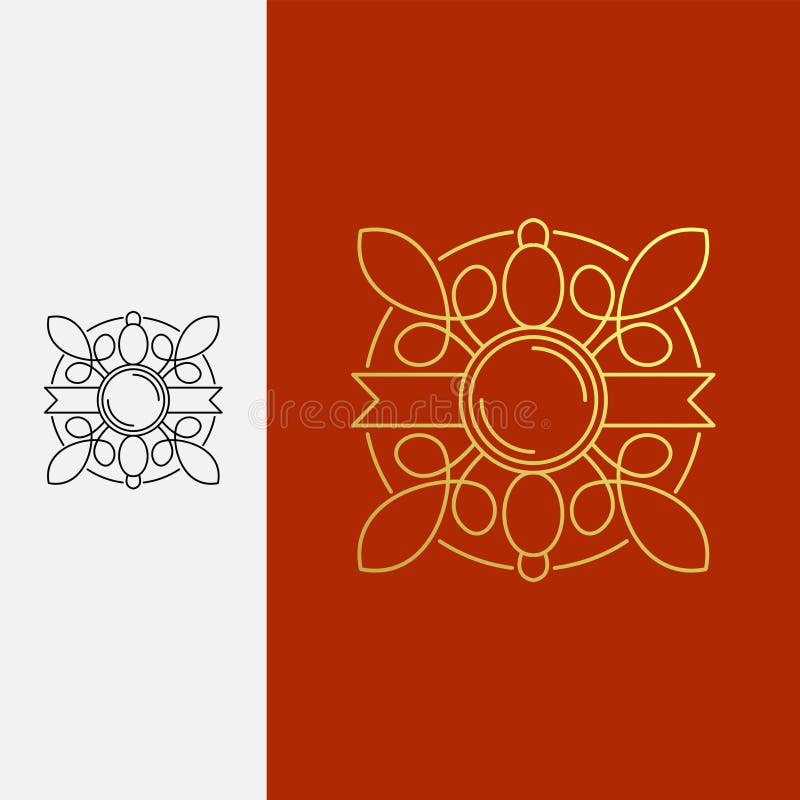 Fine Vine and Ribbon Shield Logo Vector Design Template Best. Logo with ...