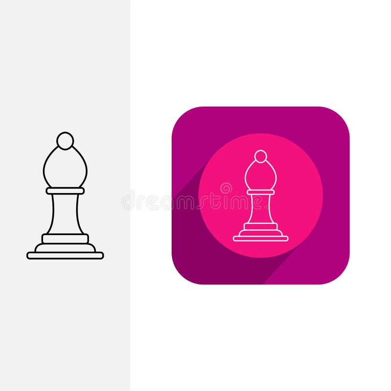 Bishop Logo, Symbol and Icon Template Vector, Solid Favicon Style and ...