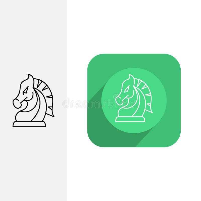Knight Logo, Logo Design Simple Modern. Solid Favicon Style and ...