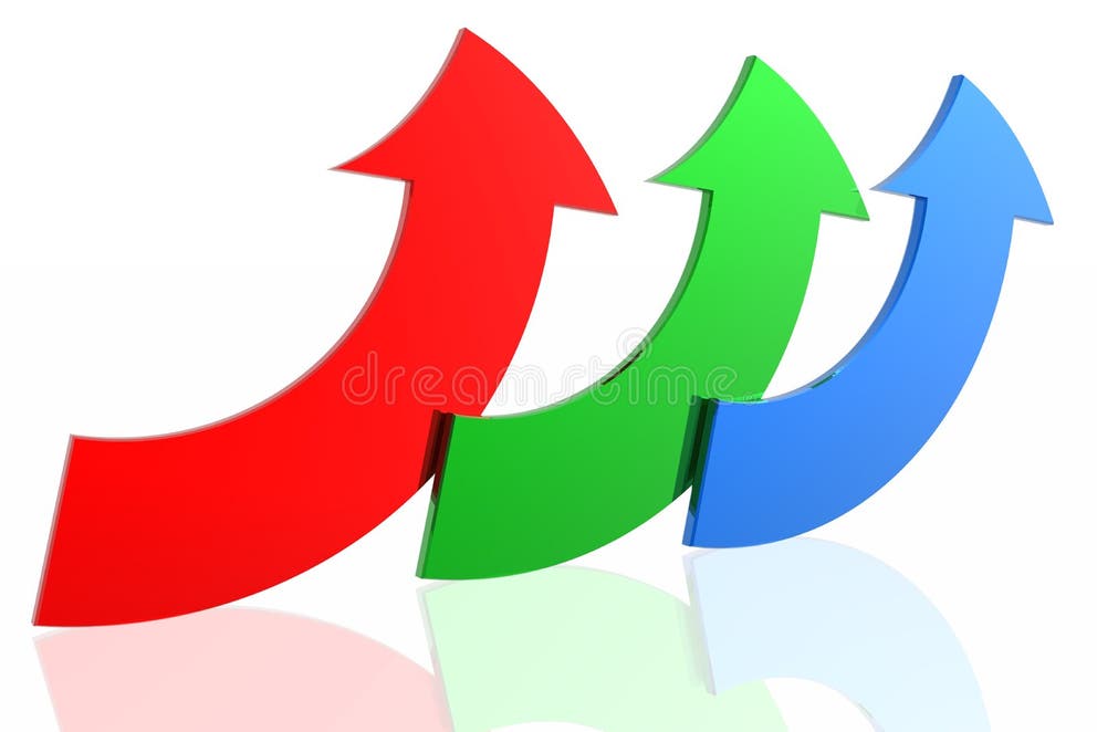 RGB arrows stock illustration. Illustration of abstract - 4661970