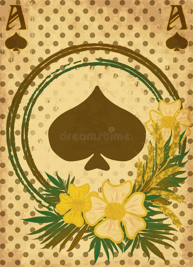 Casino Spades Poker Cards Pin Up Woman Stock Vector - Illustration of ...