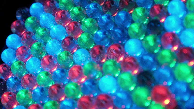 RGB Ball Lights Background stock footage. Video of design - 343489048
