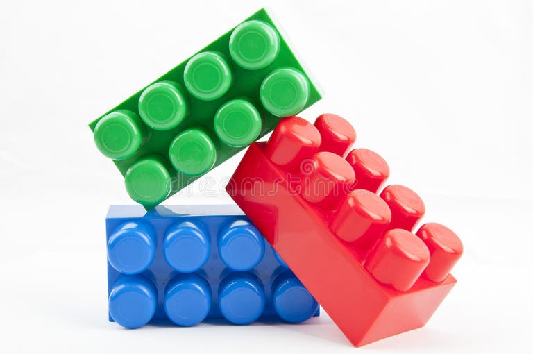 Rgb building blocks stock photo. Image of lego, blue - 28604772