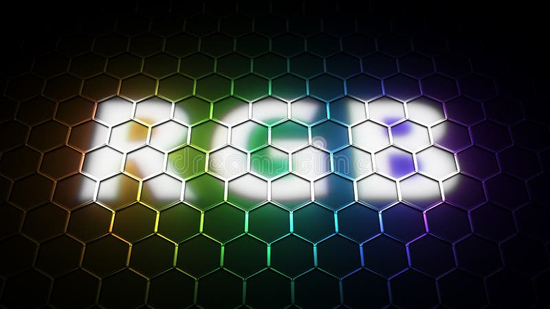 RGB color model sign stock illustration. Illustration of component ...