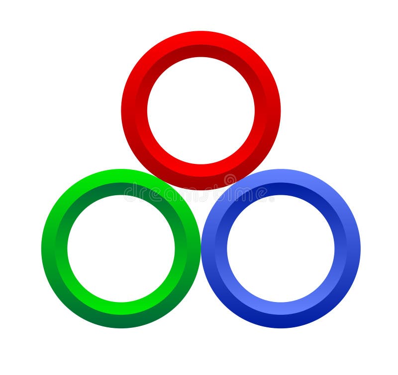 Rgb color ring stock vector. Illustration of colorful - 13159057