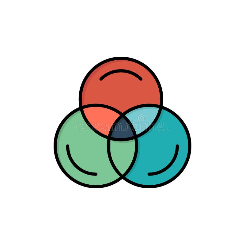 Rgb, Color, Web Flat Color Icon. Vector Icon Banner Template Stock ...