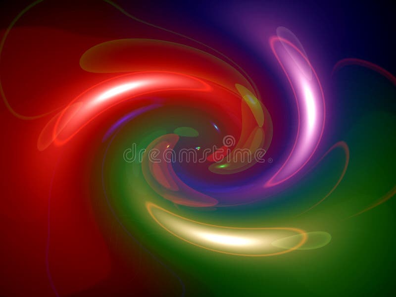 Abstract rainbow swirl stock vector. Illustration of pattern - 9894012