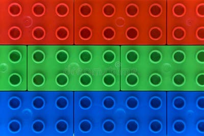 Rgb colors - Lego stock image. Image of blue, lego, piece - 7072613