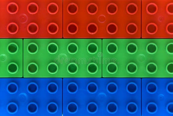 Rgb colors - Lego stock image. Image of blue, lego, piece - 7072613