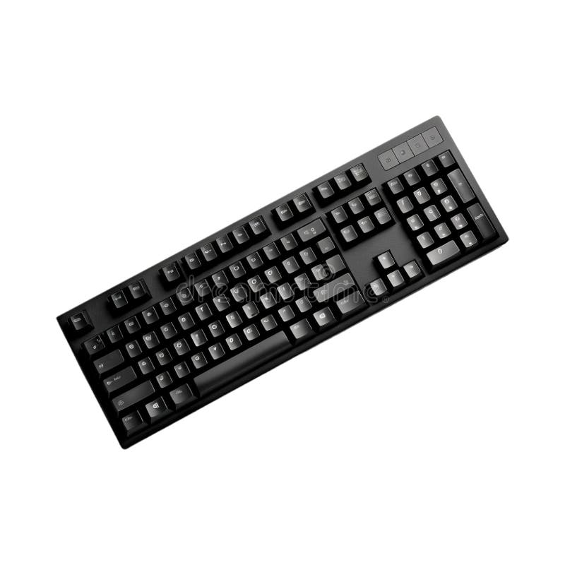 RGB Gaming Keyboard on Transparent Background - Ai Generated Stock ...
