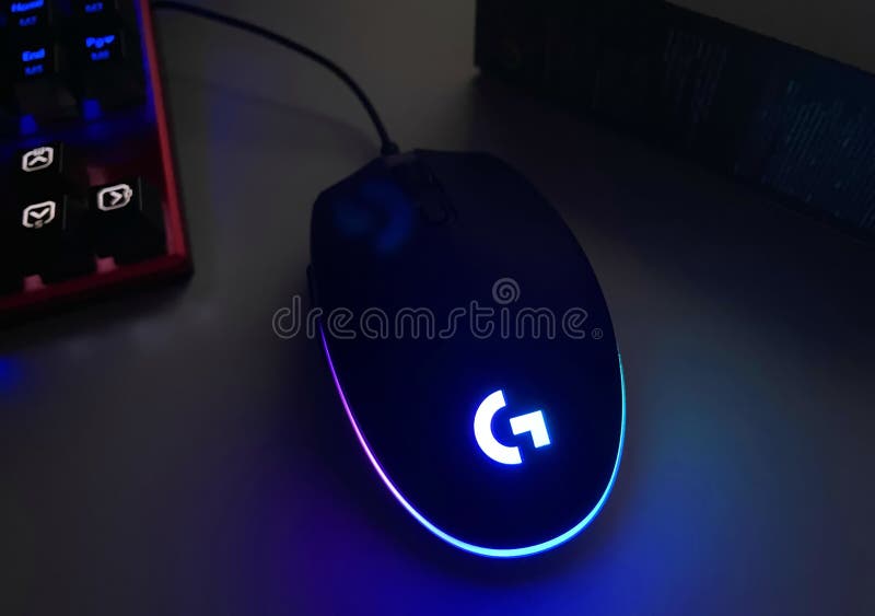 RGB Illumination of a Computer Gaming Mouse. Beautiful Backlight To ...