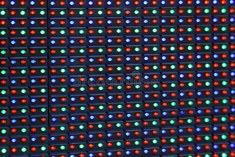 RGB LED display stock photo. Image of electronic, technology - 26087862