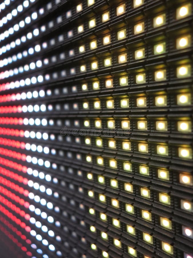 RGB LED Screen Panel Texture Stock Image - Image of color, abstract ...