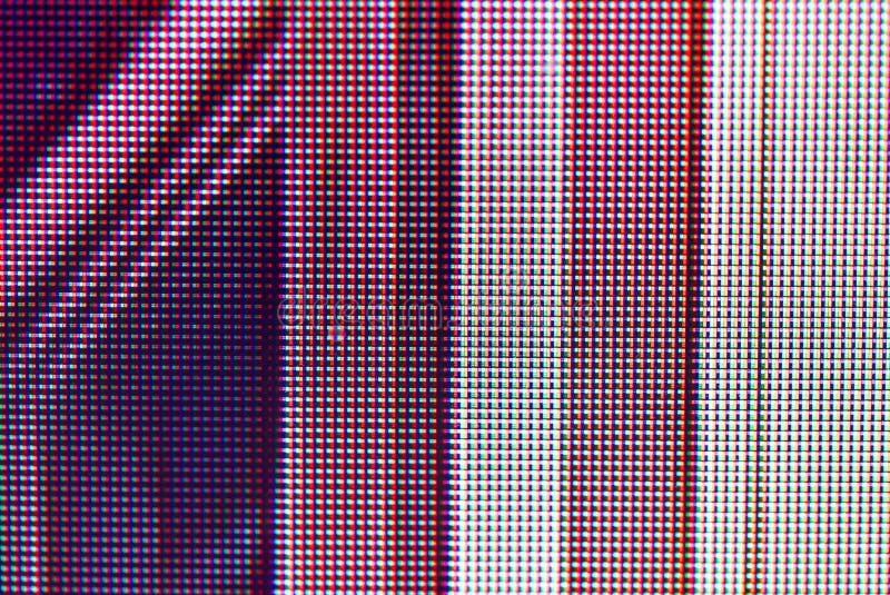 RGB Pixelated Digital Screen in Red, White, and Blue Stock Photo ...