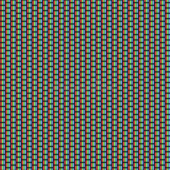 RGB Pixels Seamless Pattern. EPS 10 Vector Stock Vector - Illustration ...
