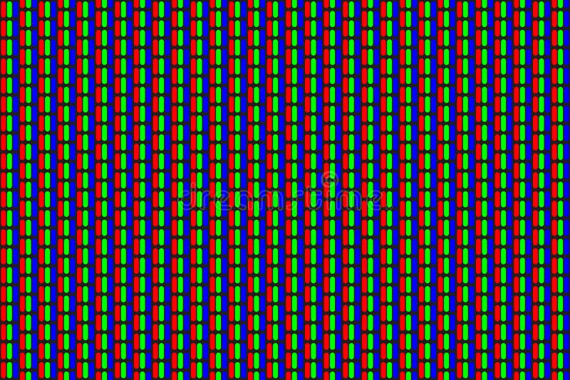 Rgb Screen Dots Seamless Pattern Analog Display Television Stock Vector Illustration Of