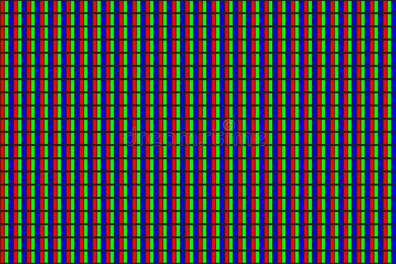 RGB Screen Dots Seamless Pattern. Analog Display Television Stock ...
