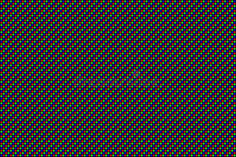 RGB Screen Dots Seamless Pattern. Analog Display Television Stock ...