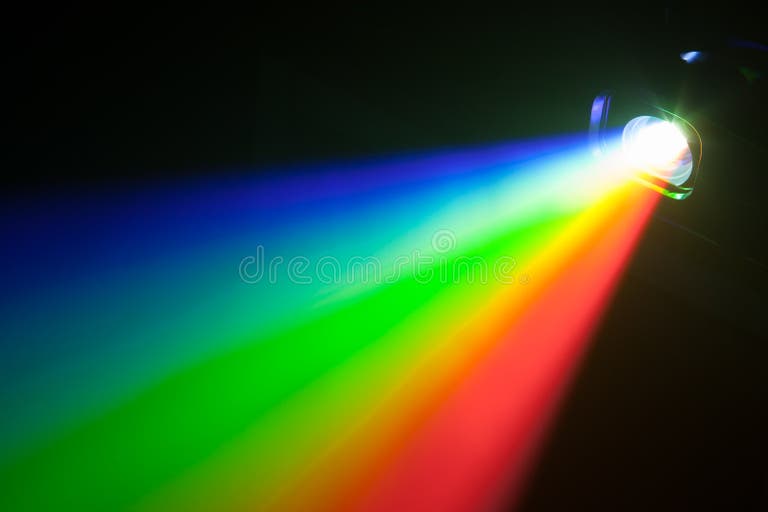 Rgb Spectrum Light of Projector Stock Image - Image of digital, blue ...