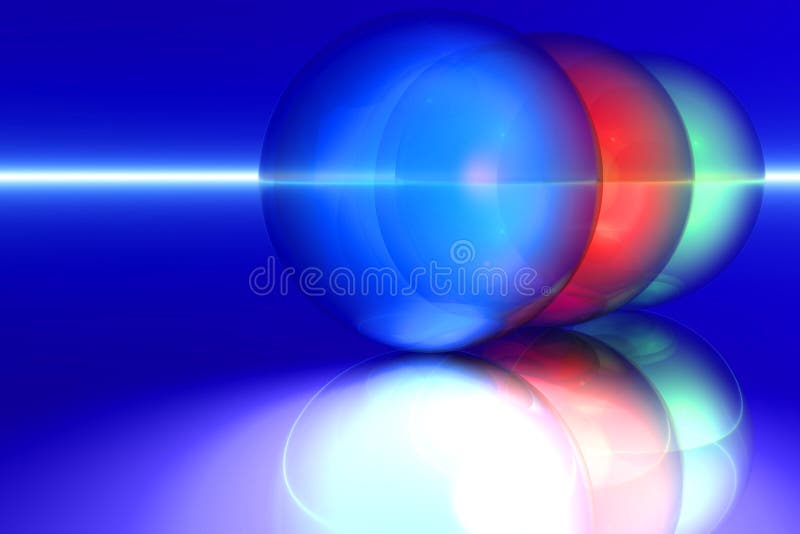 Rgb spheres stock illustration. Illustration of cristal - 494062