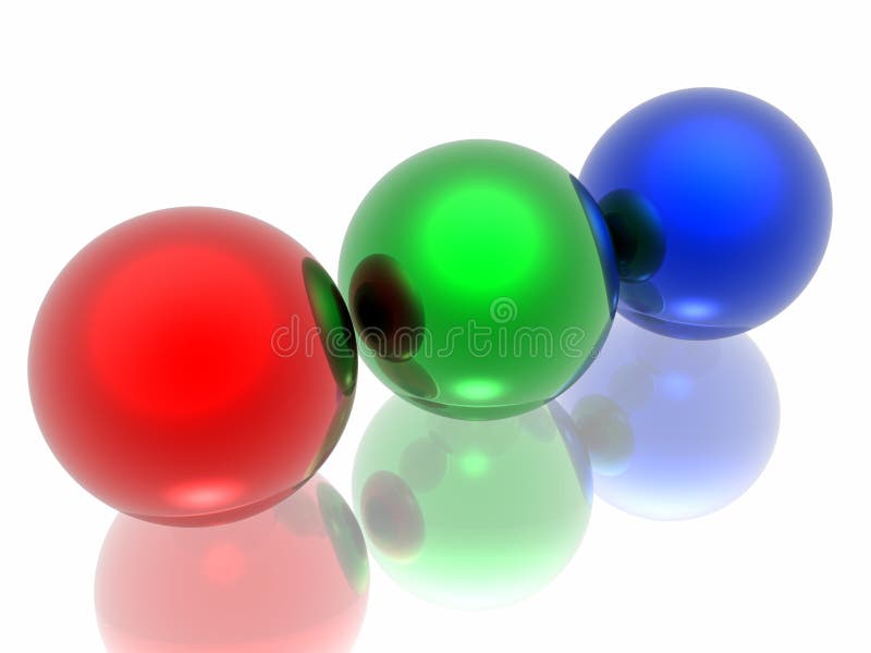 RGB Spheres Picture. Image: 7065466