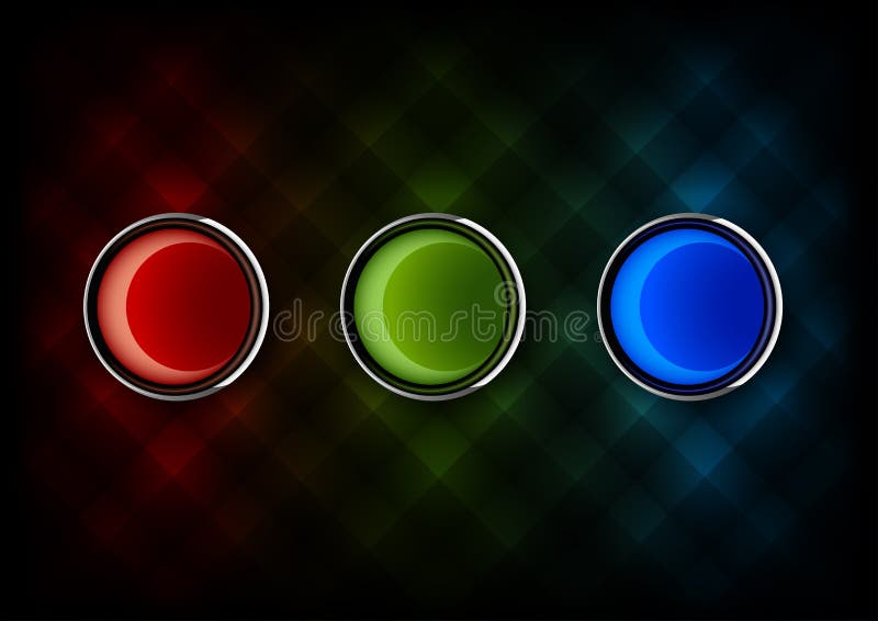 Rgb stock vector. Illustration of blank, icon, badge - 48850911