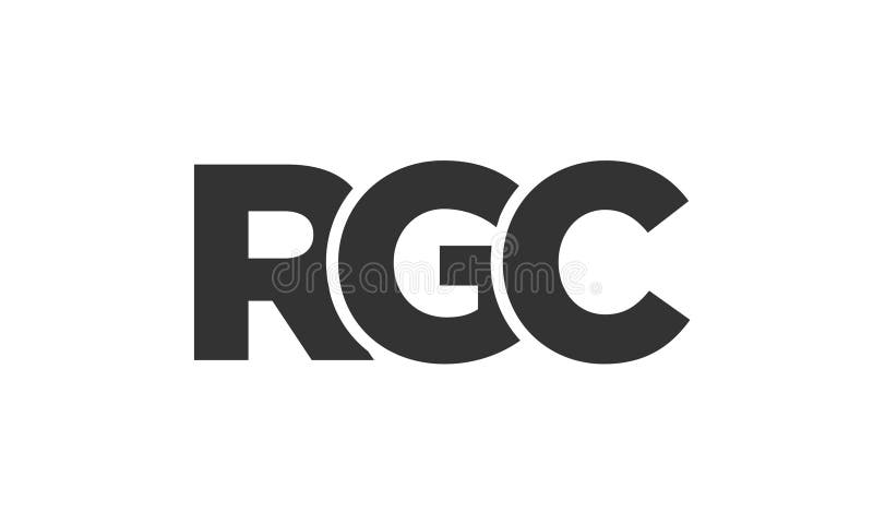 RGC Logo Design Template with Strong and Modern Bold Text. Initial ...