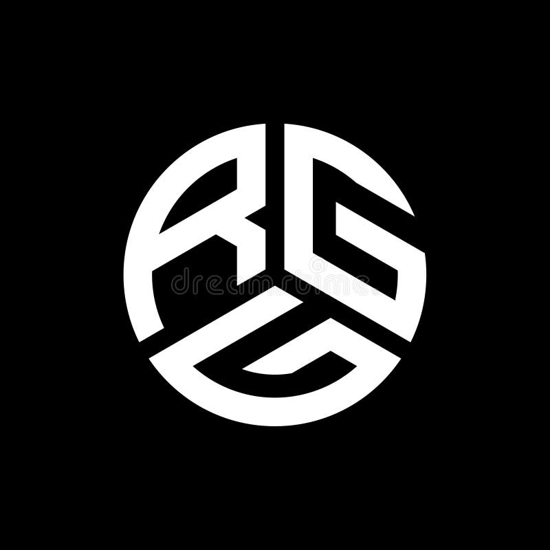 RGG Letter Logo Design on Black Background. RGG Creative Initials ...
