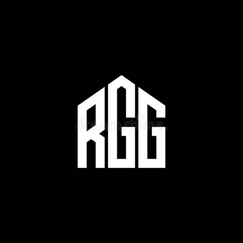 RGG Letter Logo Design on BLACK Background. RGG Creative Initials ...