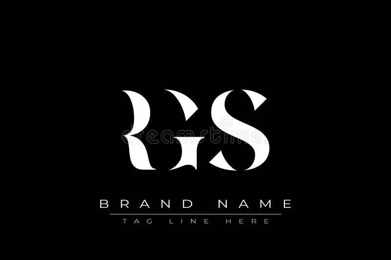 RGS Abstract Letter Logo Design Stock Vector - Illustration of brand ...