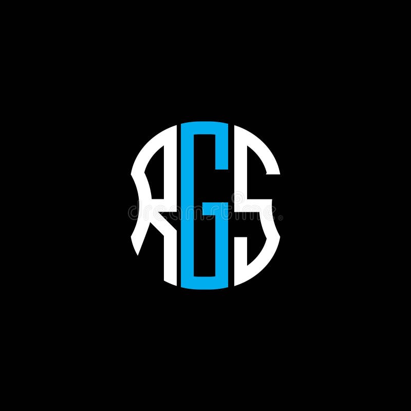 RGS Letter Logo Abstract Creative Design. Stock Vector - Illustration ...