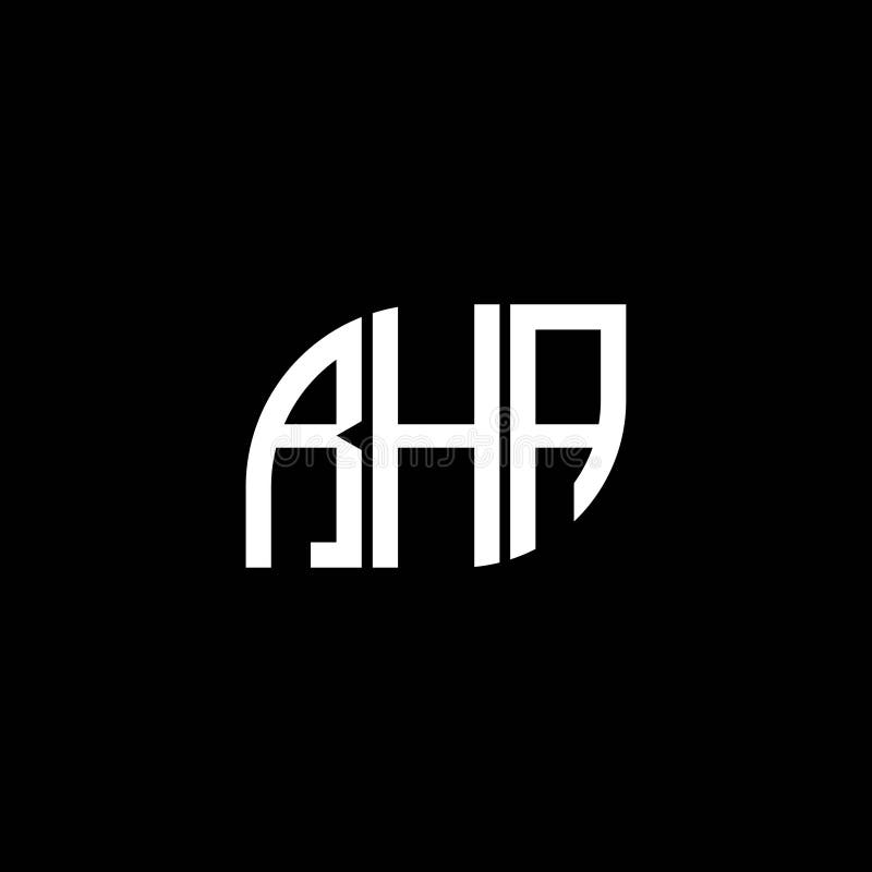 RHA Letter Logo Design on Black Background. RHA Creative Initials ...