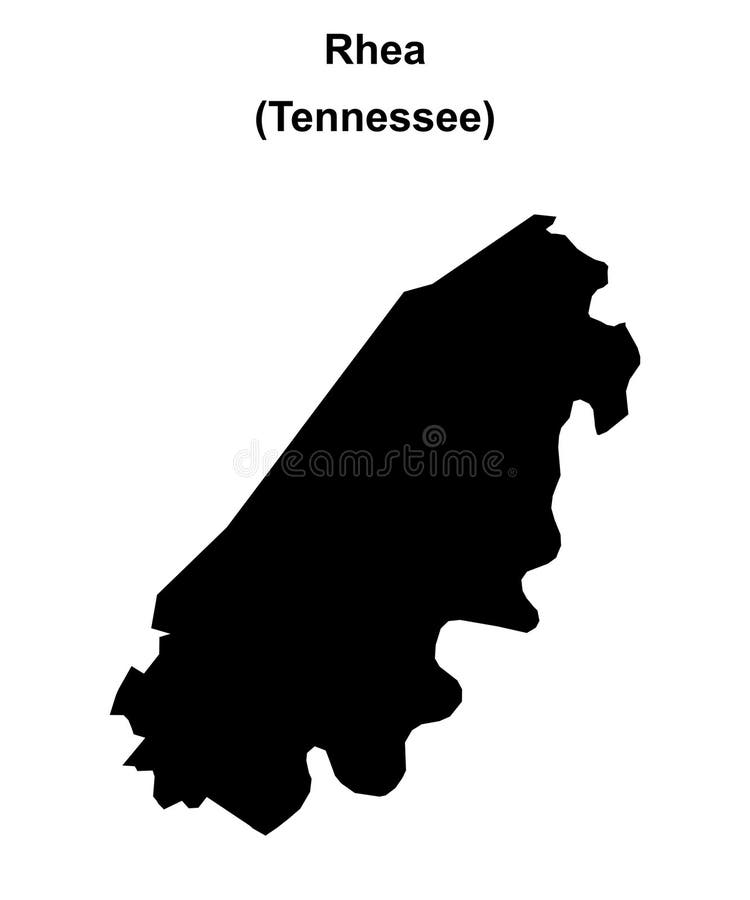 Rhea Outline Map Stock Illustrations – 17 Rhea Outline Map Stock ...